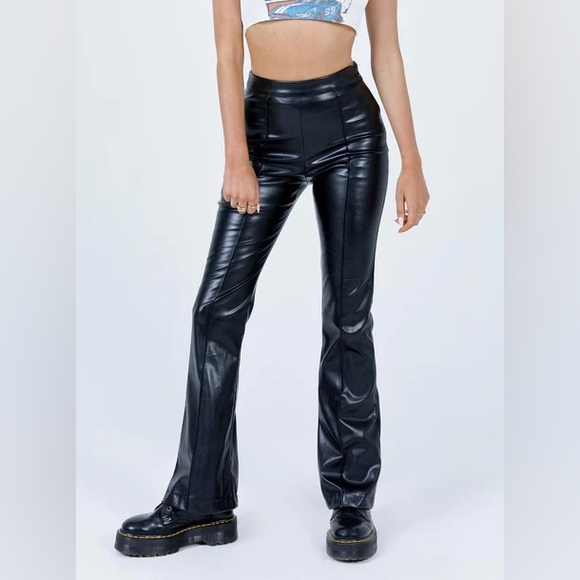 Princess Polly | Pants & Jumpsuits | Princess Polly Faux Leather Pants ...